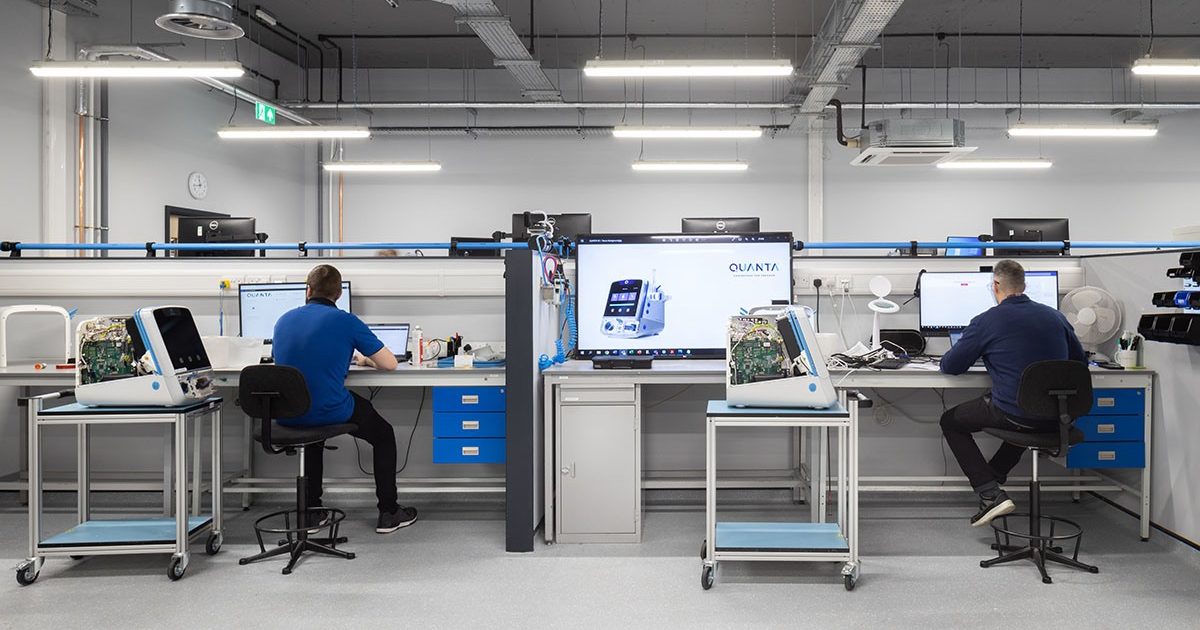 HQ & State-of-the-art labs for Quanta Dialysis… | Office Principles